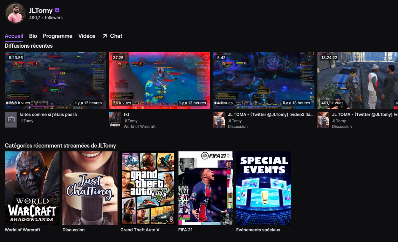 Top 10 des streamers français sur Twitch