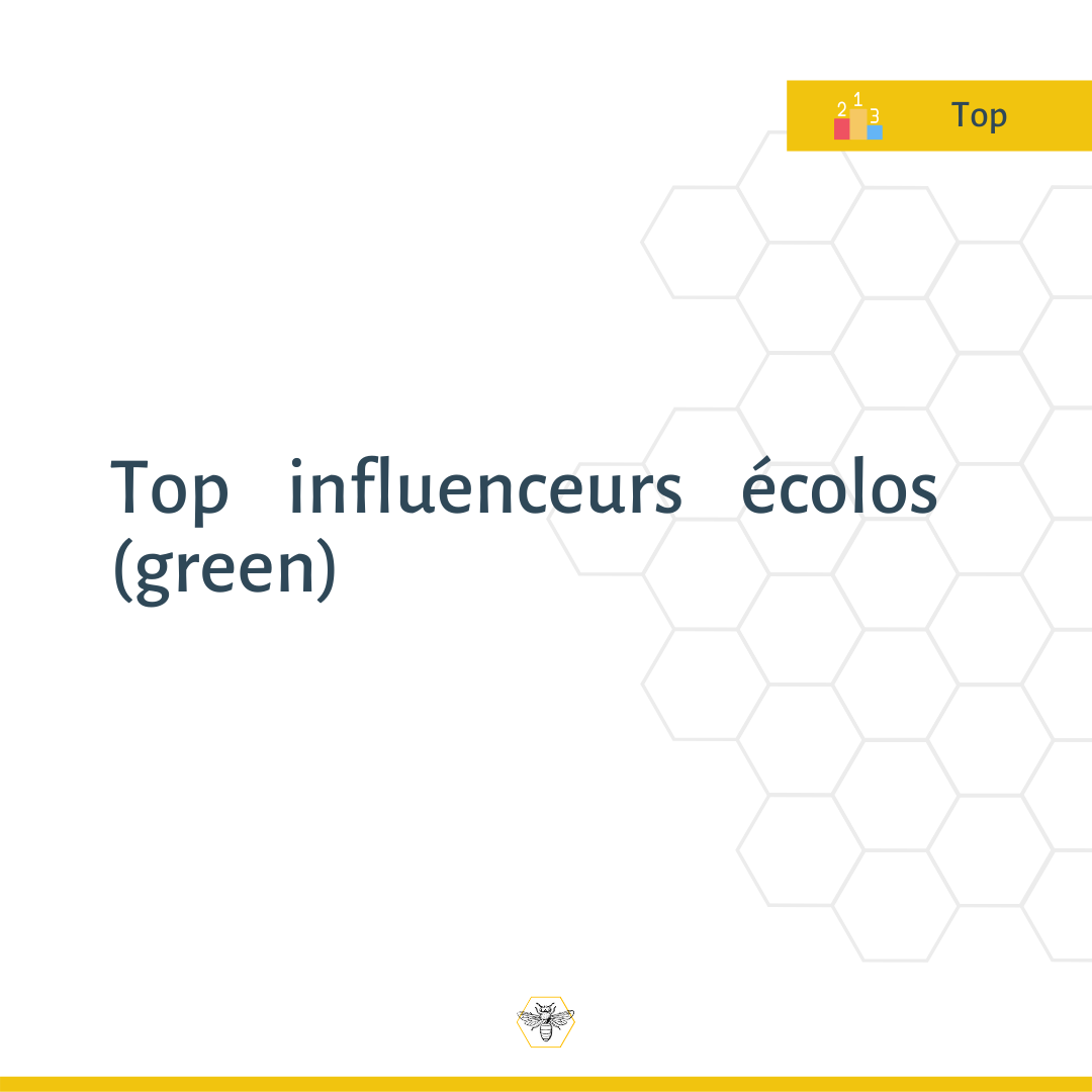 Top influenceurs écolos (green)